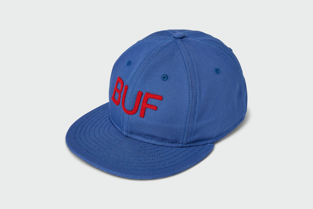 Buffalo Canvas Vintage Flatbill – Royal Blue Football Hat – Sandlot Goods
